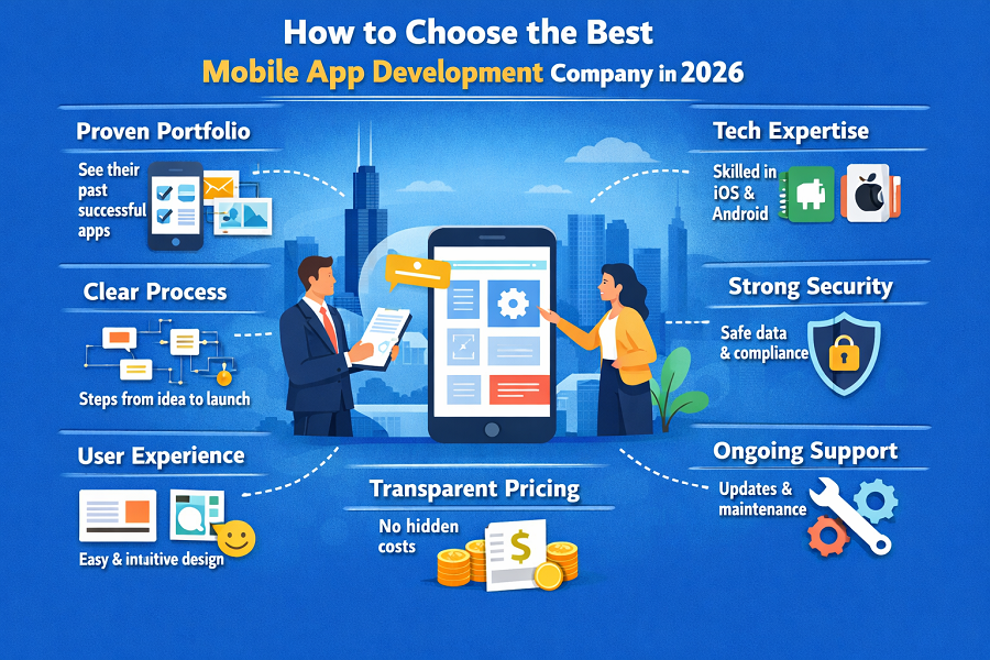 How To Choose The Best Mobile App Development Company In 2026